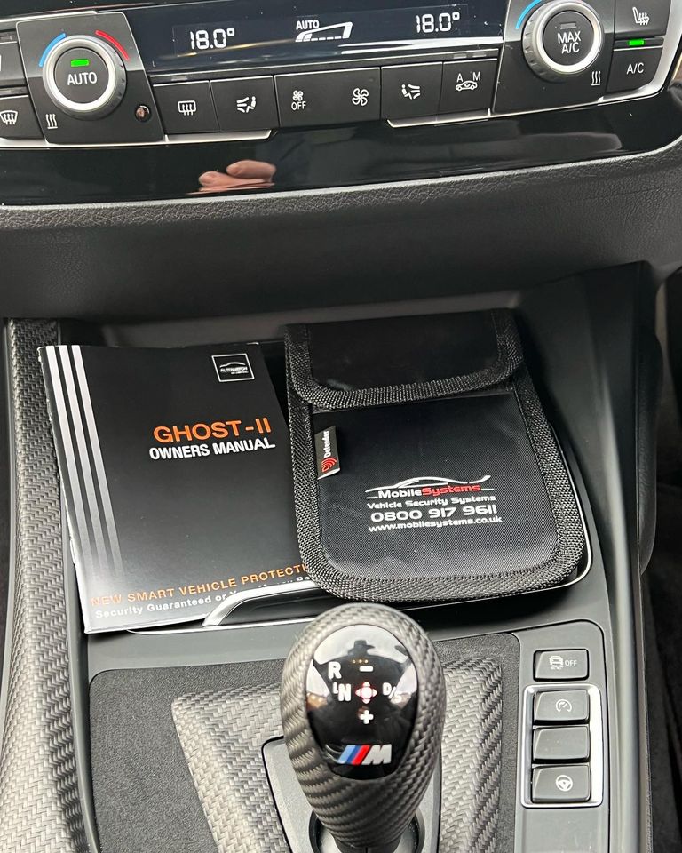 BMW M2 competition protected with Ghost immobiliser